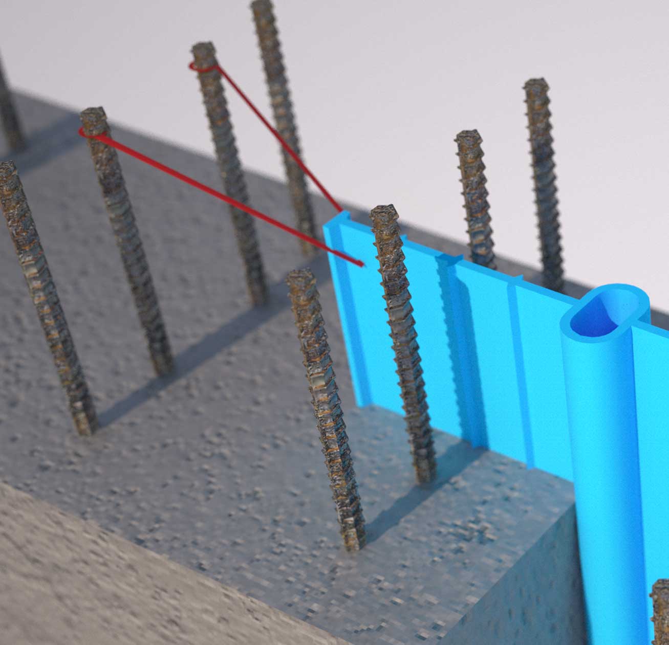 PVC Waterstop for Construction Joints - Waterstop Sealing